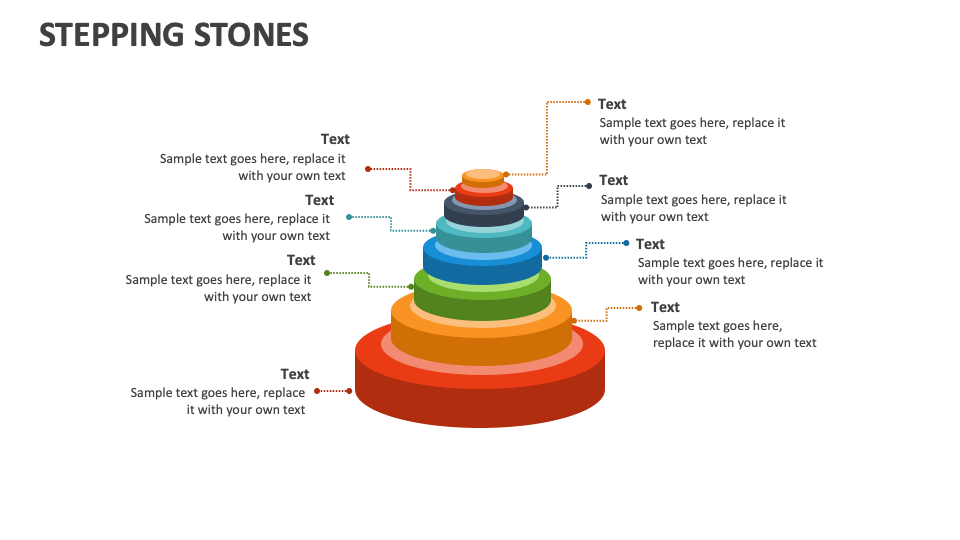 Stepping Stones Template for PowerPoint and Google Slides - PPT Slides