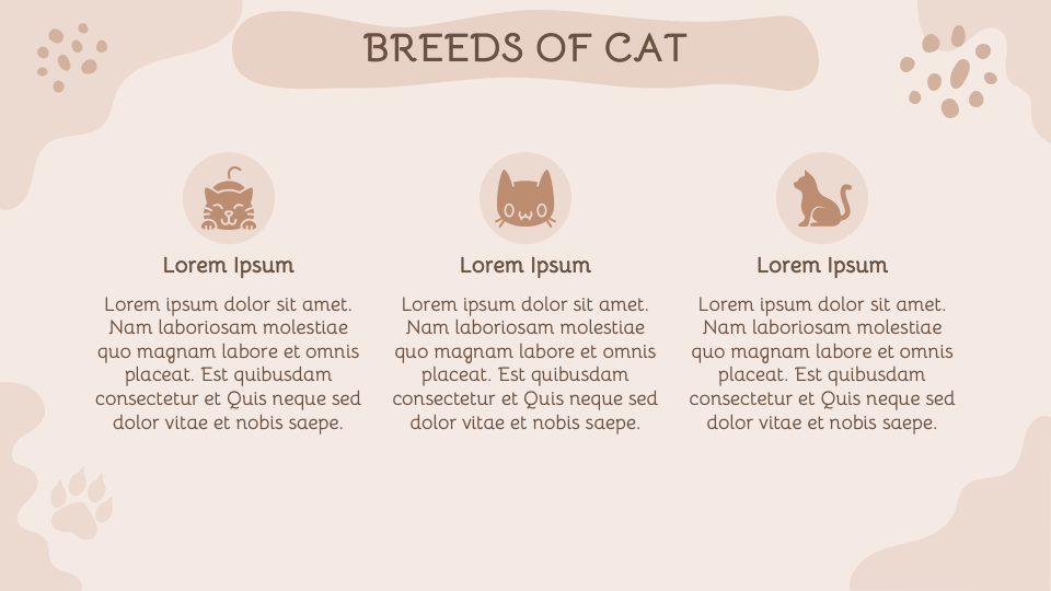 Cat Presentation Theme for PowerPoint and Google Slides - PPT Slides