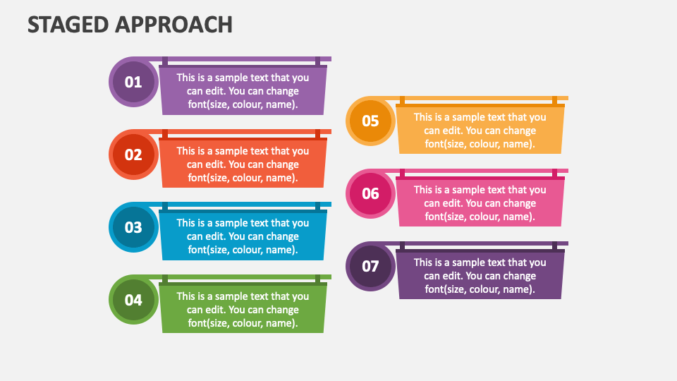 Staged Approach PowerPoint and Google Slides Template - PPT Slides