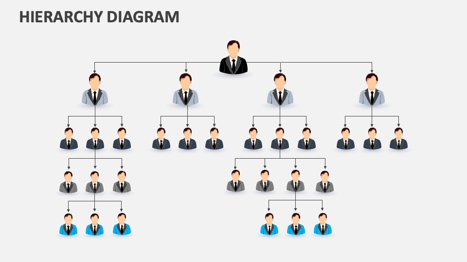 Hierarchy Diagram for PowerPoint and Google Slides - PPT Slides