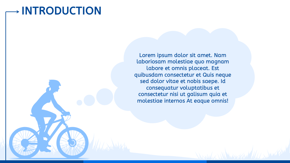 Free Cycling Presentation Theme for Google Slides and PowerPoint