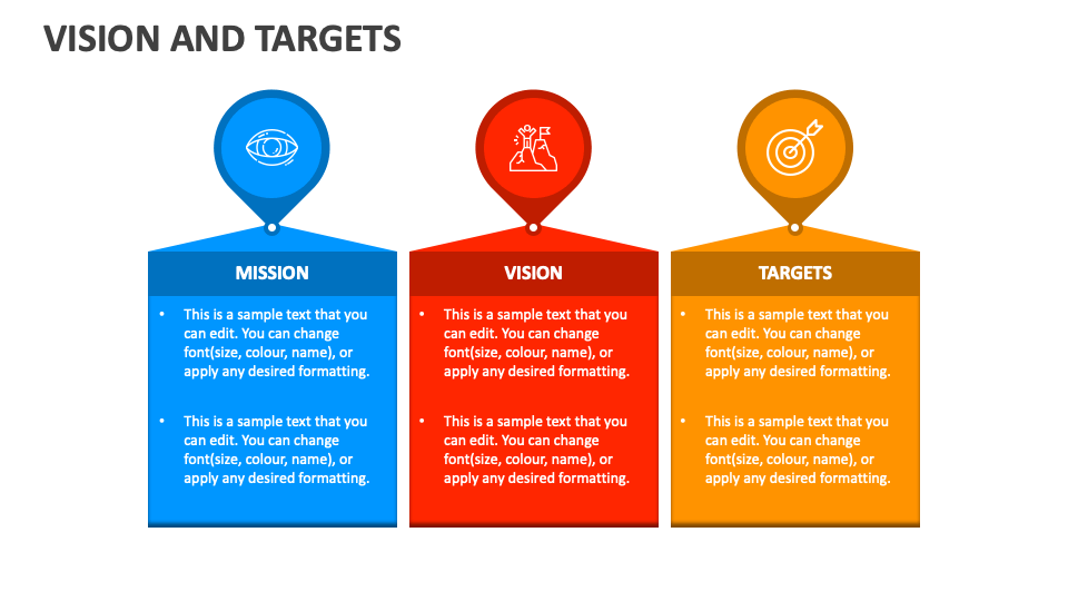 Vision & Targets Template for PowerPoint and Google Slides - PPT Slides