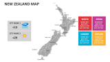 New Zealand Map for Google Slides and PowerPoint - PPT Slides