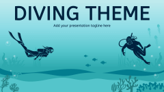 Free Diving Presentation Theme for Google Slides and PowerPoint