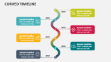 Curved Timeline PowerPoint and Google Slides Template - PPT Slides