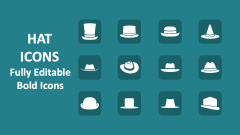 Hat Icons for Google Slides and PowerPoint