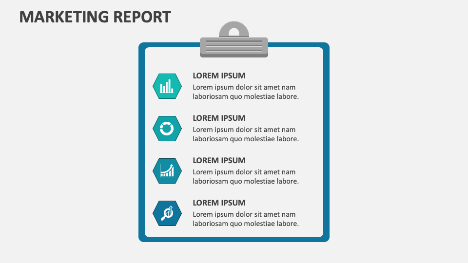 Marketing Report Template for PowerPoint and Google Slides - PPT Slides