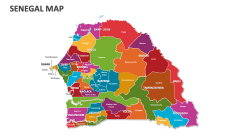 Senegal Map for Google Slides and PowerPoint - PPT Slides