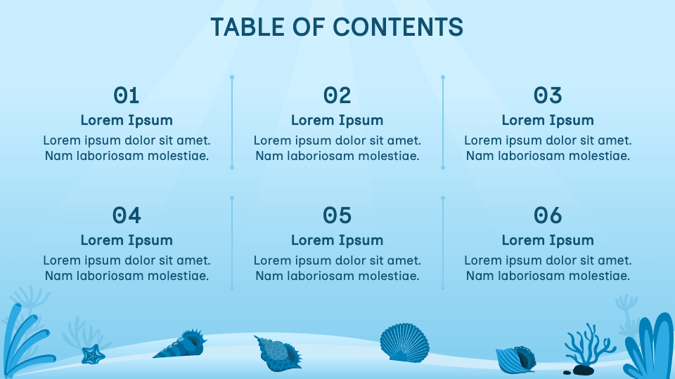 Free Marine Theme for Google Slides and PowerPoint