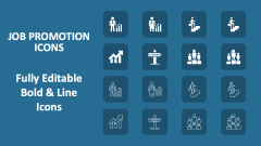 Job Promotion Icons for Google Slides and PowerPoint
