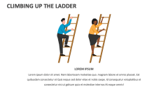 Climbing Up the Ladder Template for Google Slides and PowerPoint - PPT ...