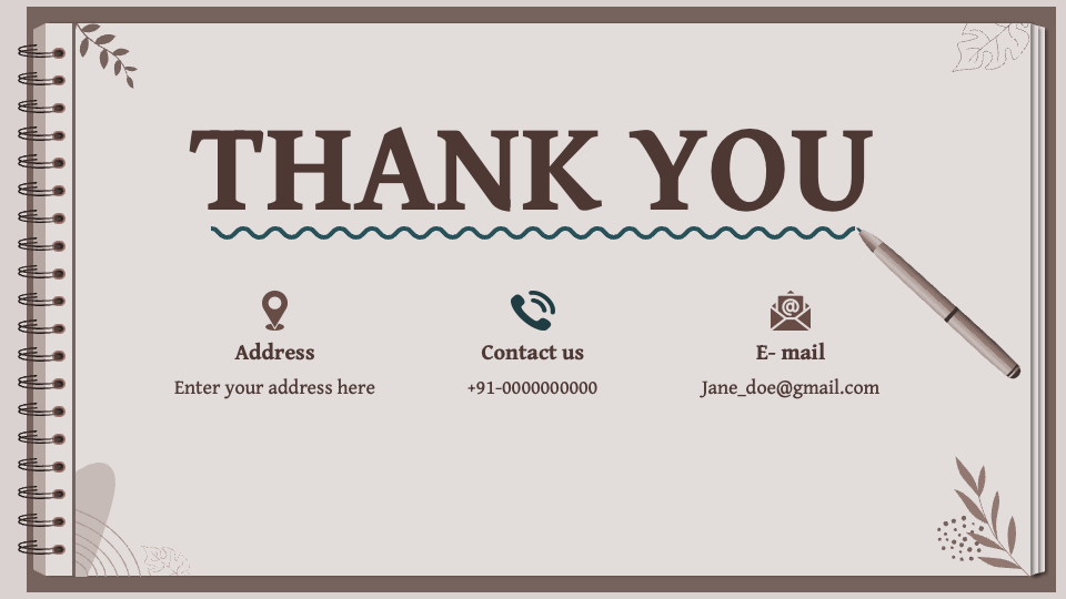 Free Notebook Theme for Google Slides and PowerPoint