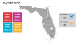Florida Map for Google Slides and PowerPoint - PPT Slides