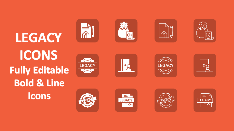 Legacy Icons for Google Slides and PowerPoint