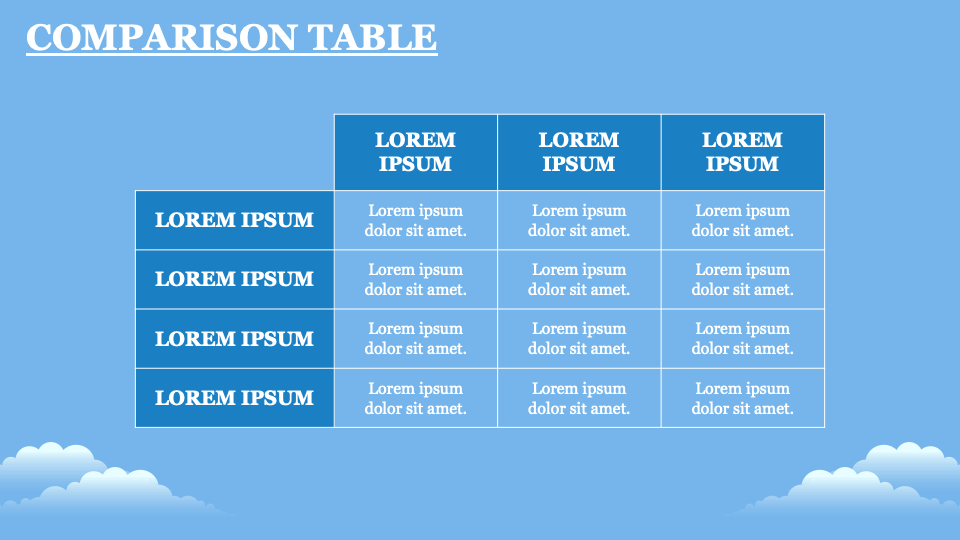 Free Sky Presentation Theme for PowerPoint and Google Slides - PPT Slides