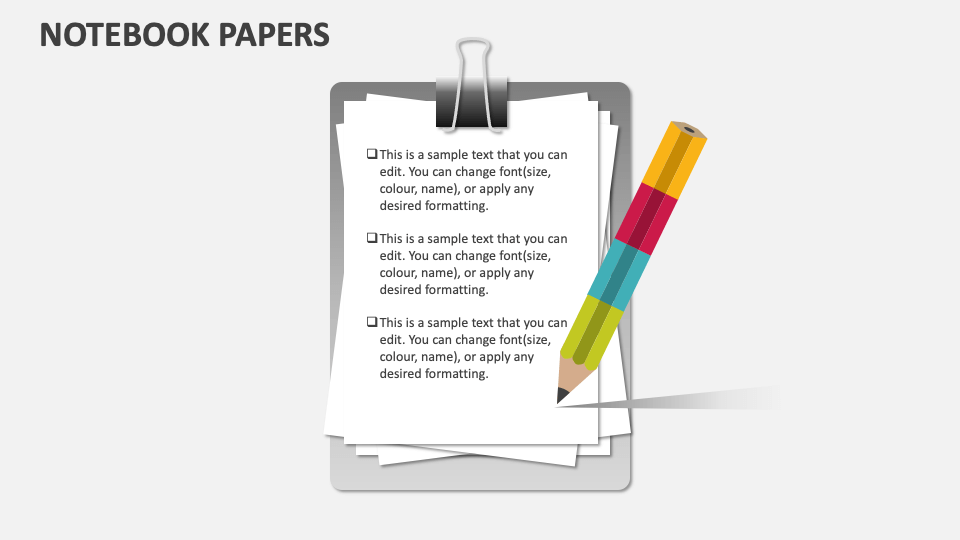 Notebook Papers Template for PowerPoint and Google Slides - PPT Slides