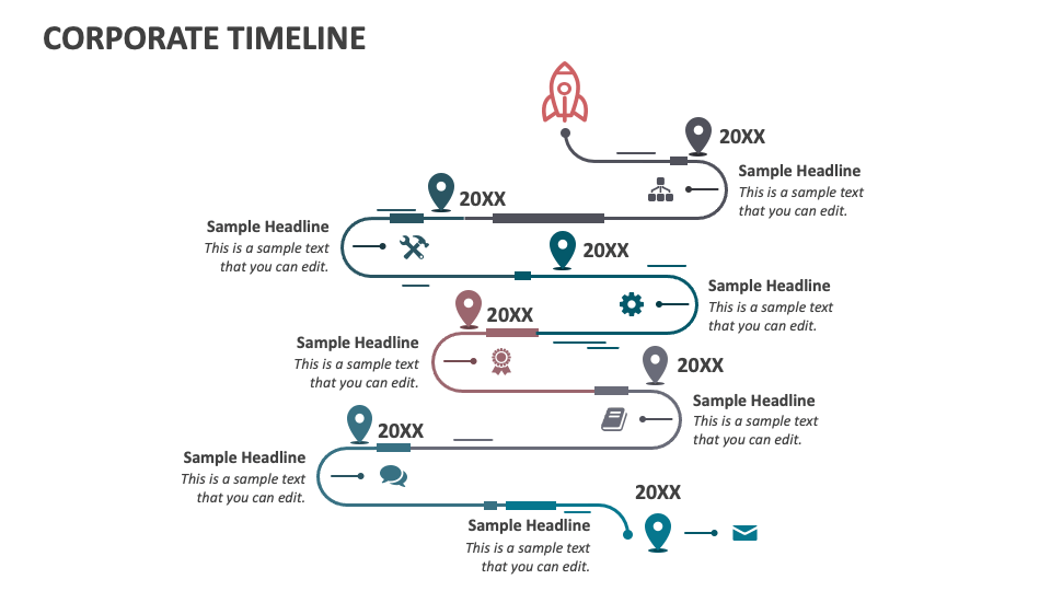 Corporate Timeline PowerPoint and Google Slides Template - PPT Slides
