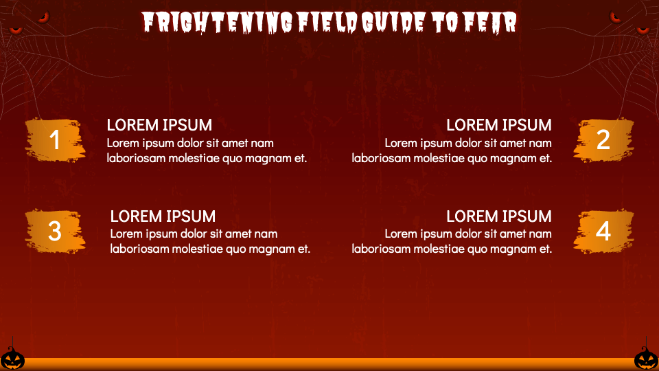Scary Presentation Theme for Google Slides and PowerPoint - PPT Slides