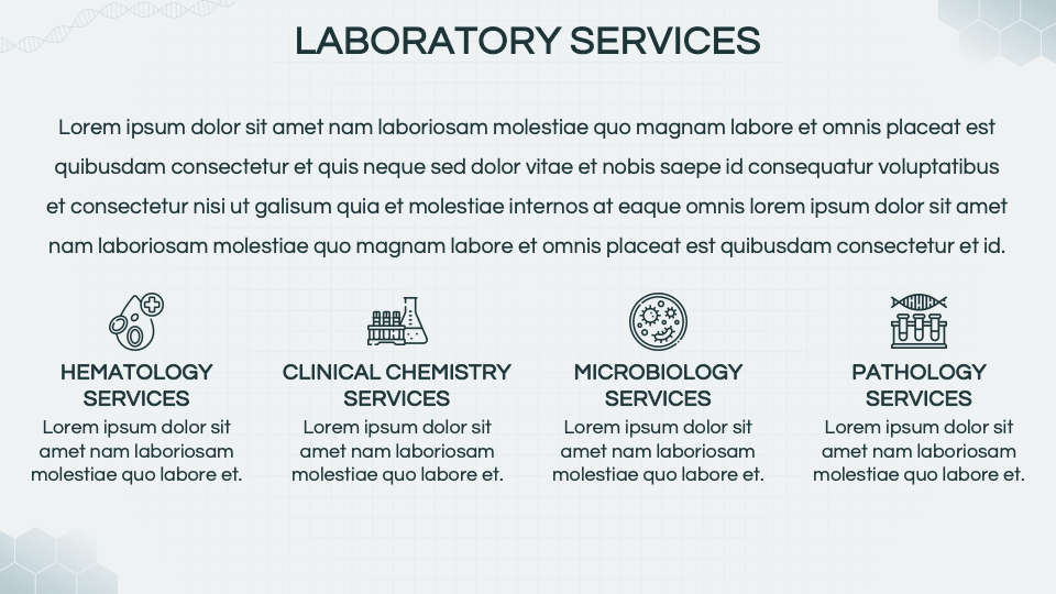 Free - Medical Laboratory Presentation Theme for Google Slides and ...