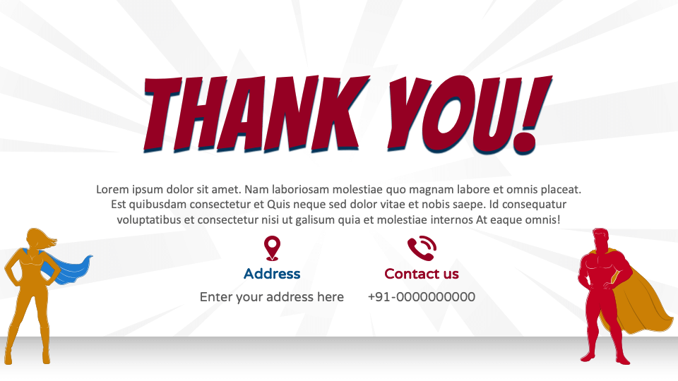 Free Superheroes Presentation Template Template for Google Slides and ...