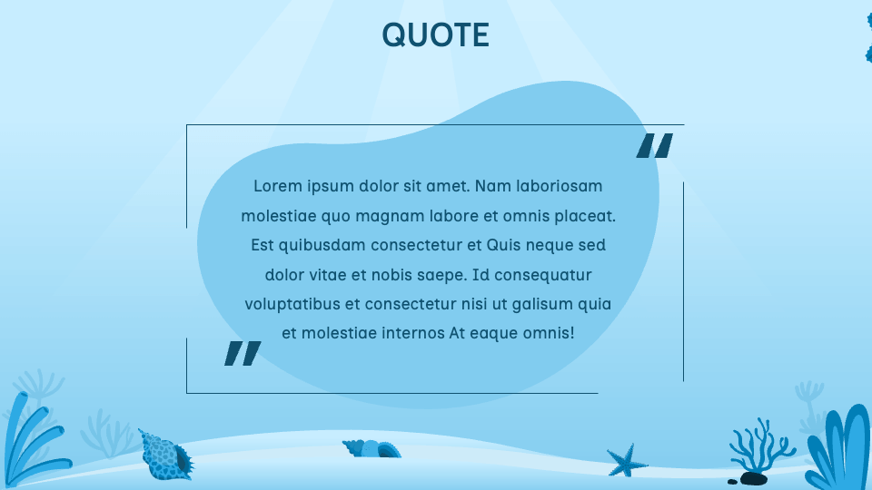 Free Marine Theme for Google Slides and PowerPoint