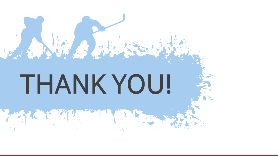 Free Ice Hockey Presentation Theme for Google Slides and PowerPoint