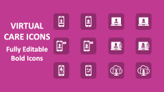 Virtual Care Icons for Google Slides and PowerPoint
