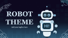 Free Robot Presentation Theme for Google Slides and PowerPoint