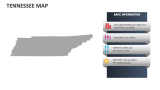 Tennessee Map for Google Slides and PowerPoint - PPT Slides