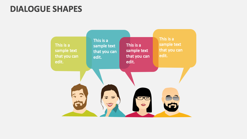 Dialogue Shapes Template for PowerPoint and Google Slides - PPT Slides