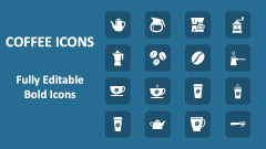 Coffee Icons for Google Slides and PowerPoint