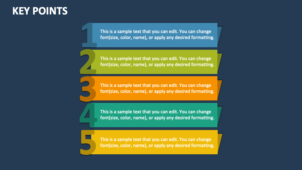 Key Points PowerPoint and Google Slides Template - PPT Slides