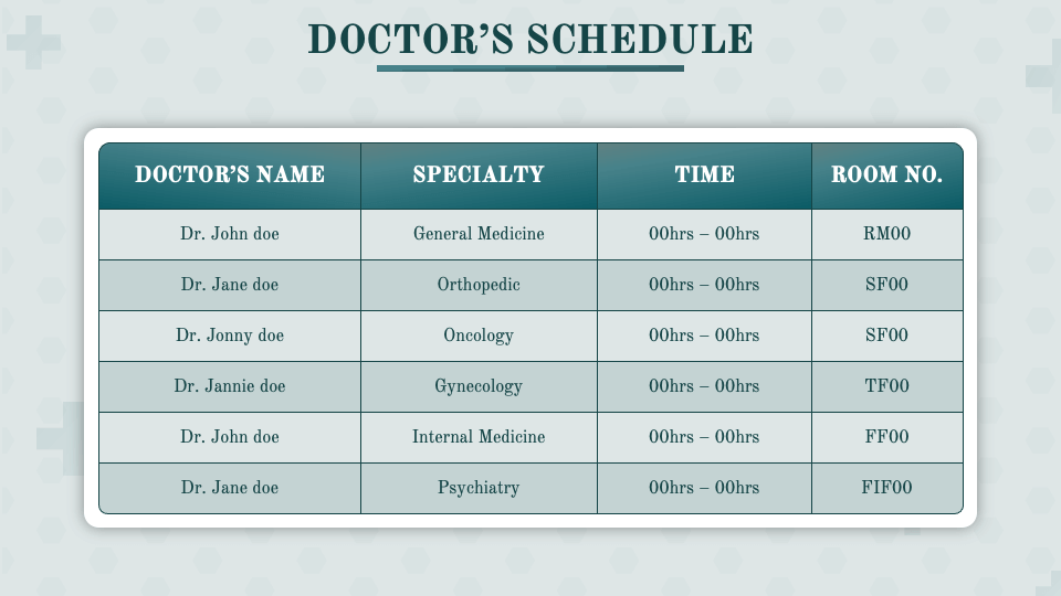 Free Hospital Presentation Theme for Google Slides and PowerPoint