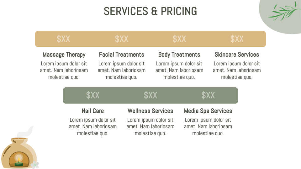 Spa Presentation Theme for PowerPoint and Google Slides - PPT Slides