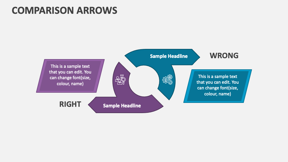 Comparison Arrows PowerPoint and Google Slides Template - PPT Slides