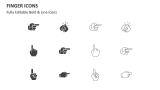 Finger Icons for PowerPoint and Google Slides - PPT Slides