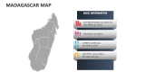 Madagascar Map for Google Slides and PowerPoint - PPT Slides