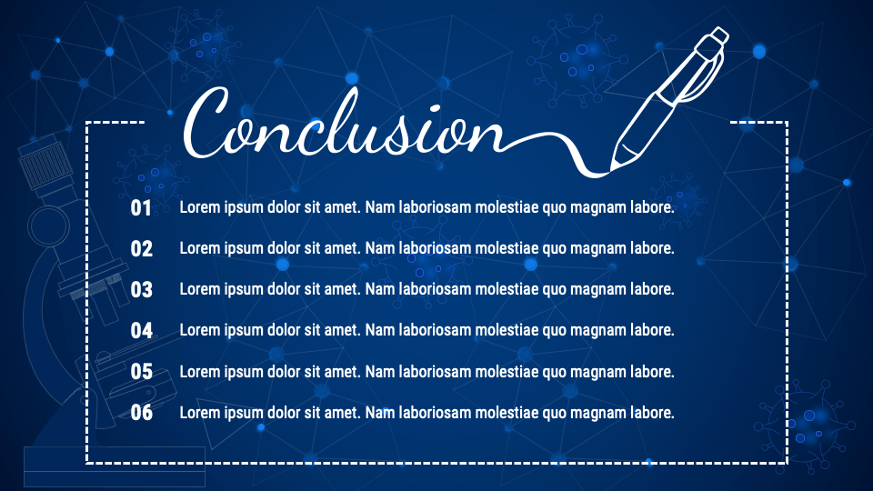 Biology Thesis Presentation for PowerPoint and Google Slides - PPT Slides