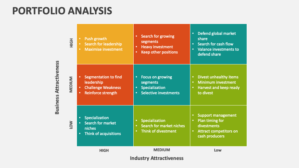 Portfolio Analysis Template for PowerPoint and Google Slides - PPT Slides
