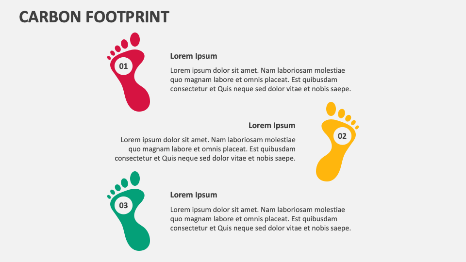 Carbon Footprint Template for PowerPoint and Google Slides - PPT Slides