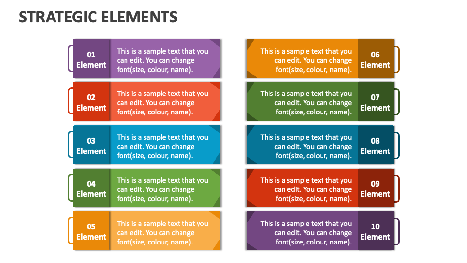 Strategic Elements PowerPoint and Google Slides Template - PPT Slides