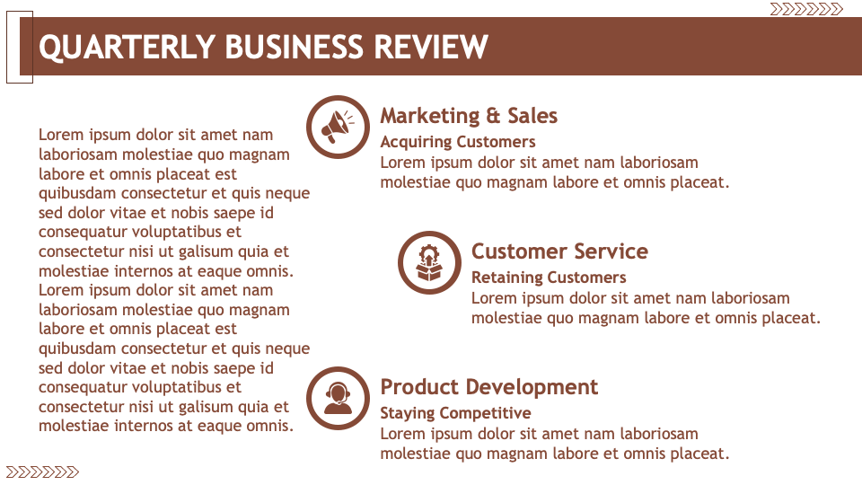 Quarterly Business Review (QBR) Presentation for Google Slides and ...