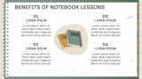 Free Notebook Lesson Presentation Theme for Google Slides and PowerPoint