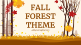 Fall Forest Theme for PowerPoint and Google Slides - PPT Slides