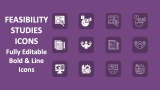 Feasibility Studies Icons for Google Slides and PowerPoint
