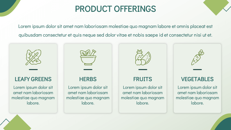 Hydroponic Farming Business Plan Template for Google Slides and PowerPoint - PPT Slides