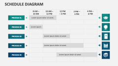 Schedule Diagram Template for PowerPoint and Google Slides - PPT Slides