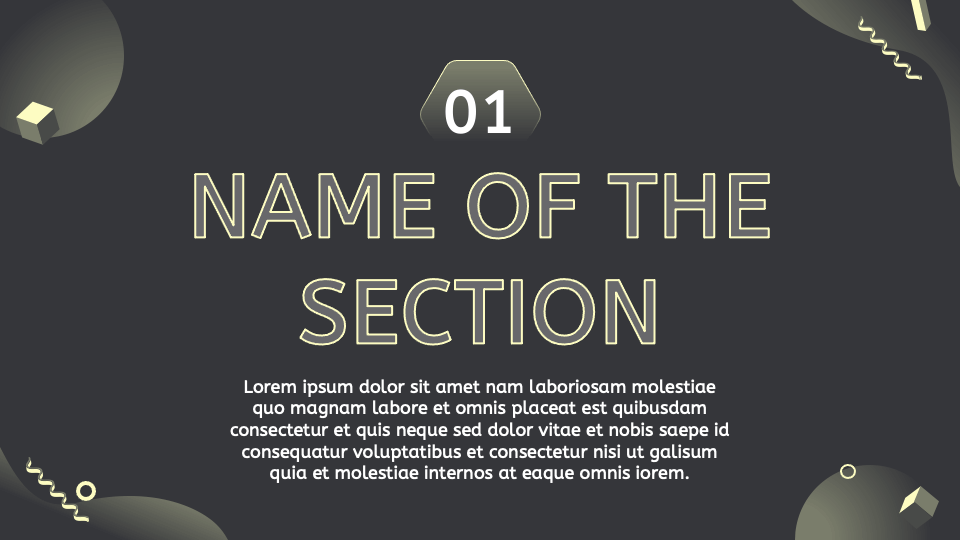 Free 3D Shapes Background Presentation for Google Slides and PowerPoint