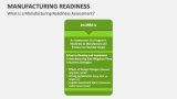 Manufacturing Readiness PowerPoint and Google Slides Template - PPT Slides