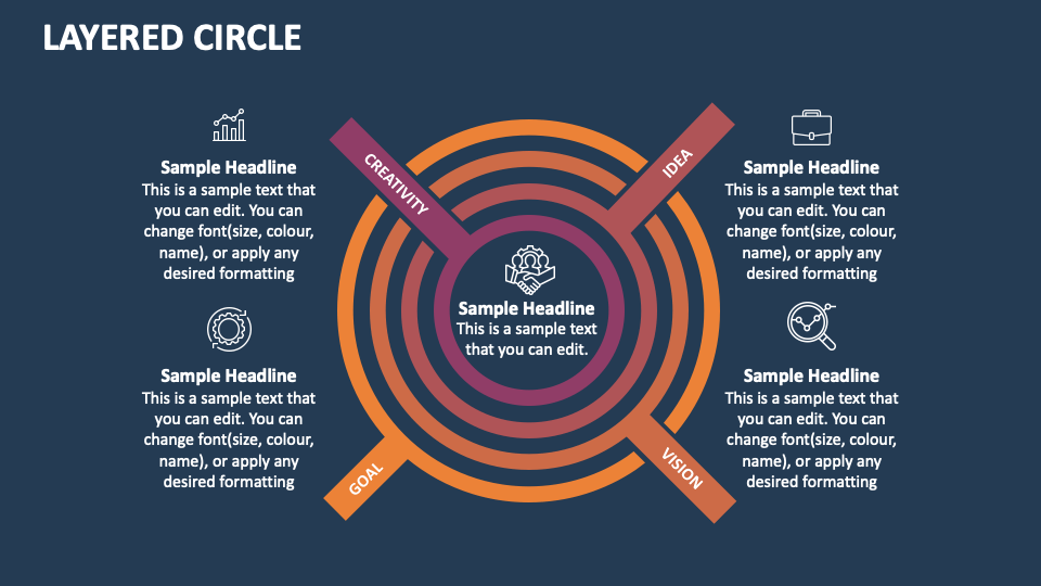 Layered Circle PowerPoint and Google Slides Template - PPT Slides